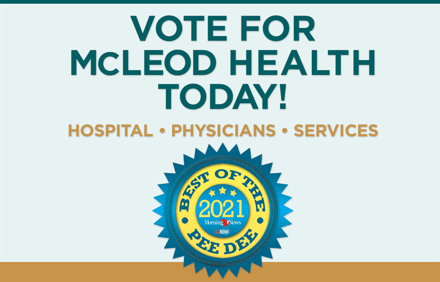 Vote for McLeod in the Best of the Pee Dee Contest - McLeod Health