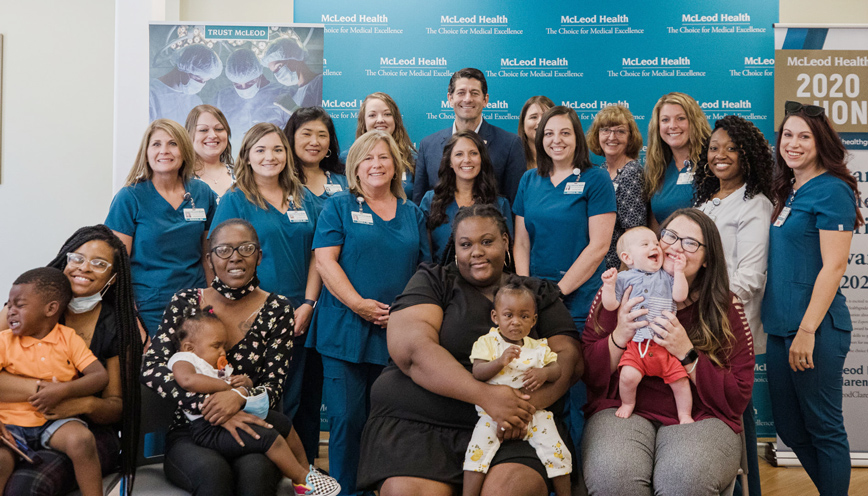 Speaker Ryan Visits McLeod Nurse-FamilyPartnership Program - McLeod Health