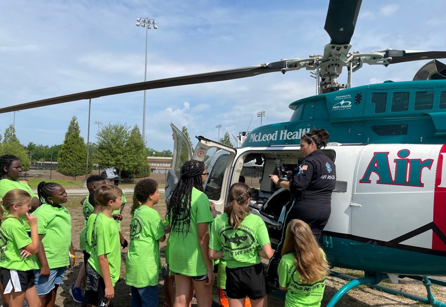 McLeod Teams Educate Childrenat Camp Pee Dee Pride - McLeod Health