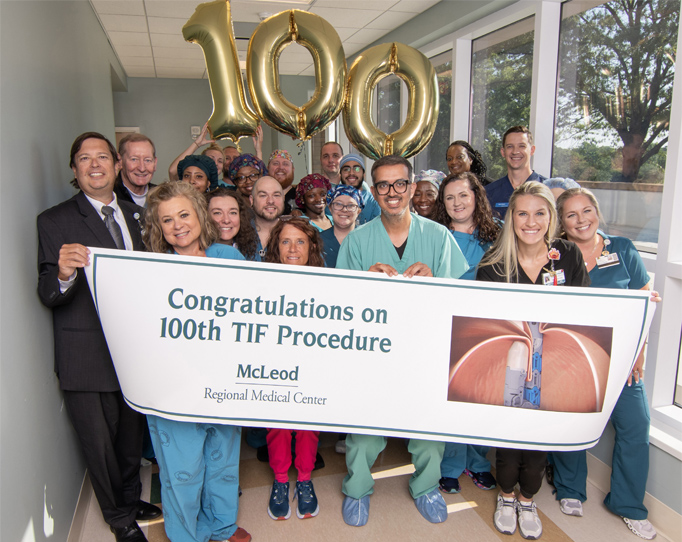 McLeod Advanced Endoscopy Team Celebrates 100th TIF Procedure - McLeod ...