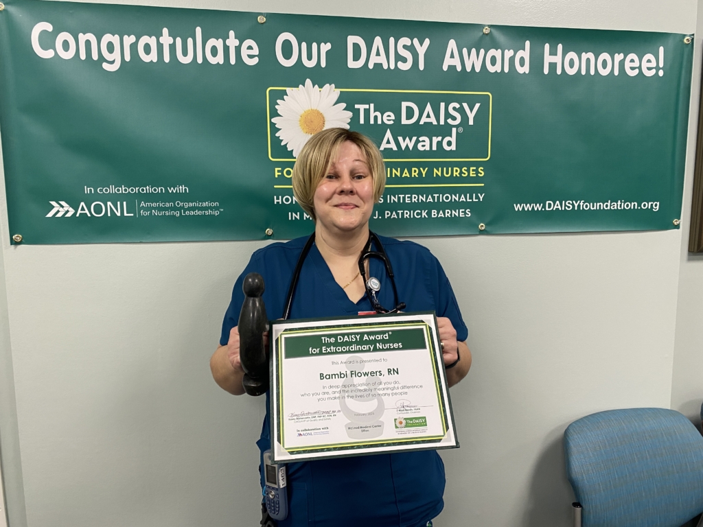 McLeod Health Dillon Nurse Honored with DAISY Award - McLeod Health