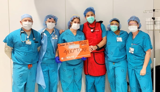 McLeod Regional Vascular Team Performs400th TCAR Case - McLeod Health